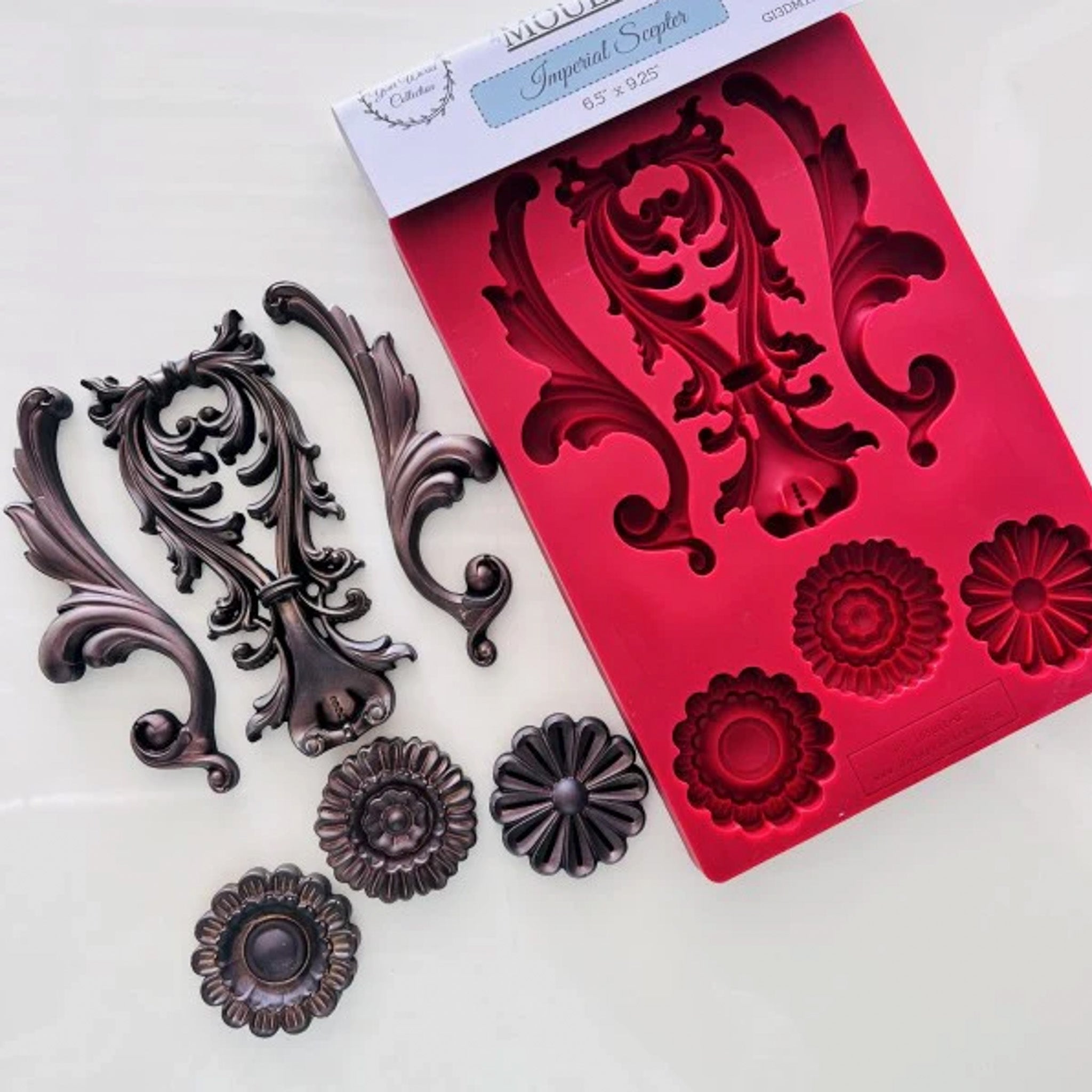 Dadarkar Art - Imperial Scepter Silicone Mold for Resin, Clay & Fondant ...
