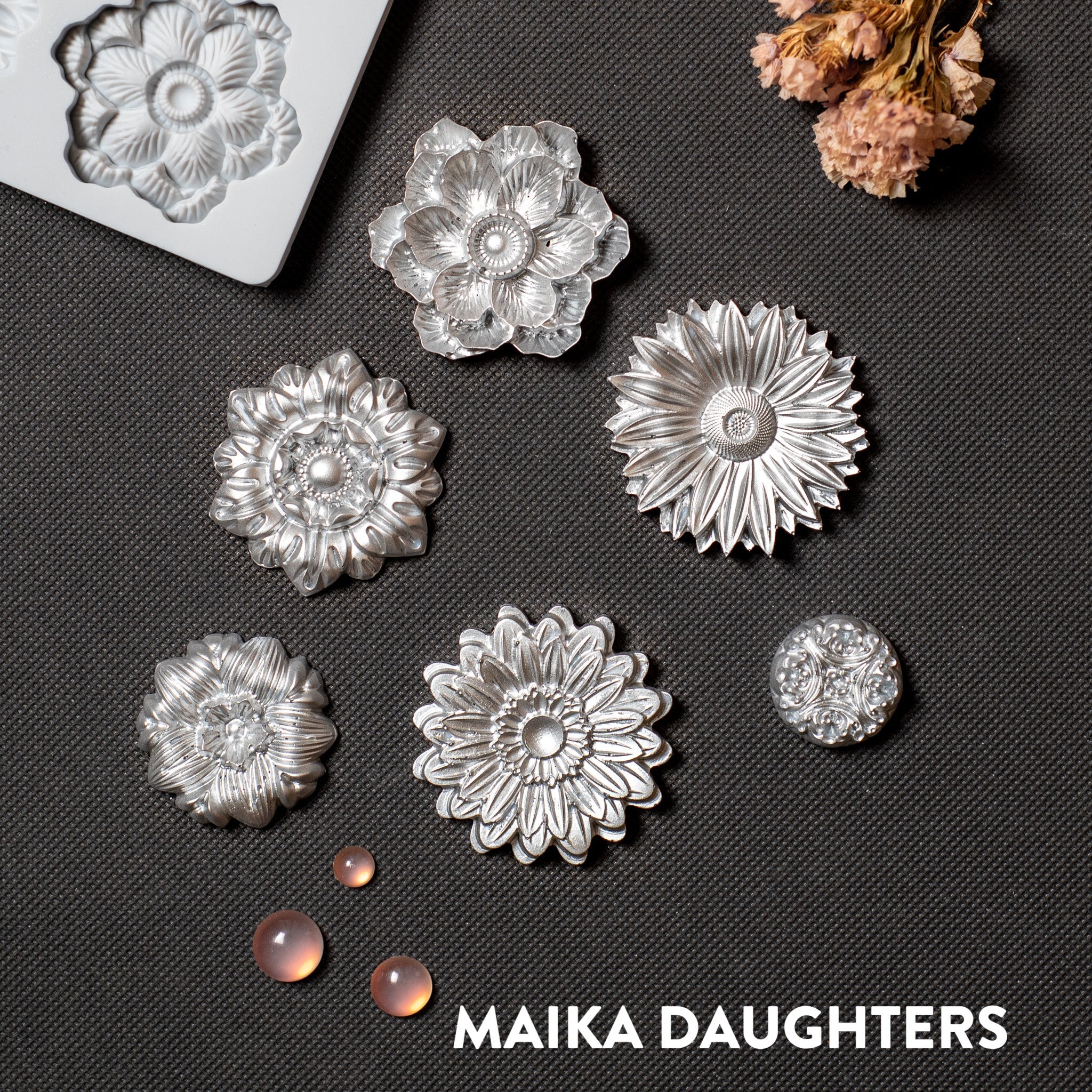 Dadarkar Art Ð Botanical Posy Silicone Mold | Maika Daughters
