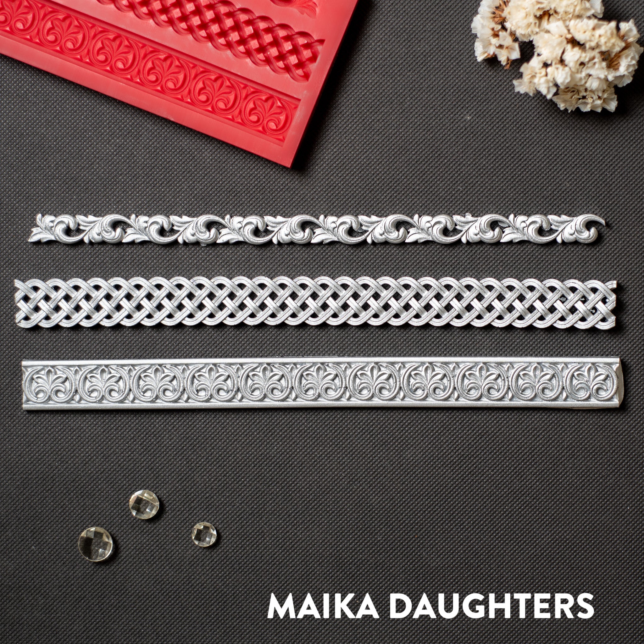 Dadarkar Art | Essential Border #1 Food-Safe Silicone Mold (Borders ...