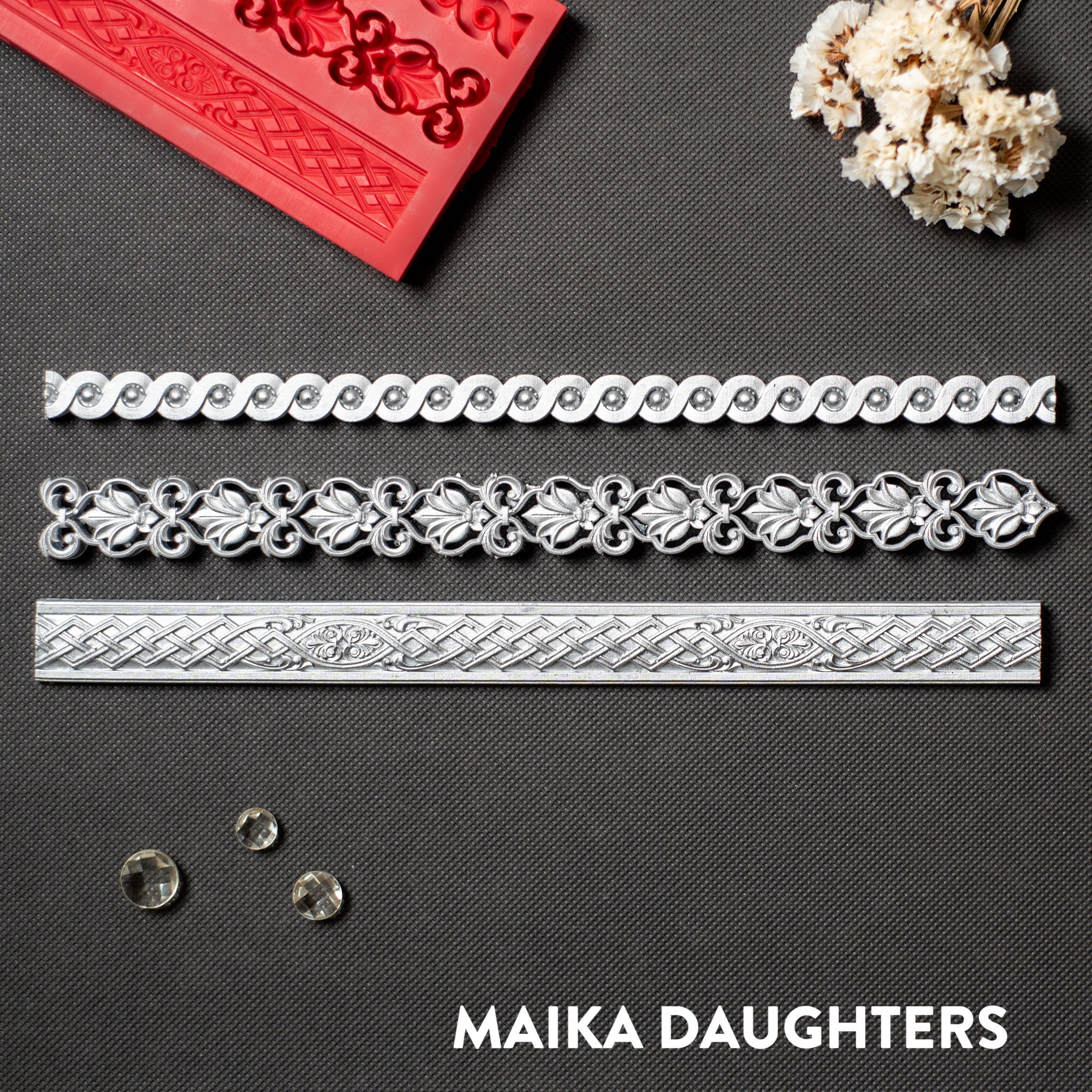 Dadarkar Art | Essential Border #2 Food-Safe Silicone Mold (Borders ...