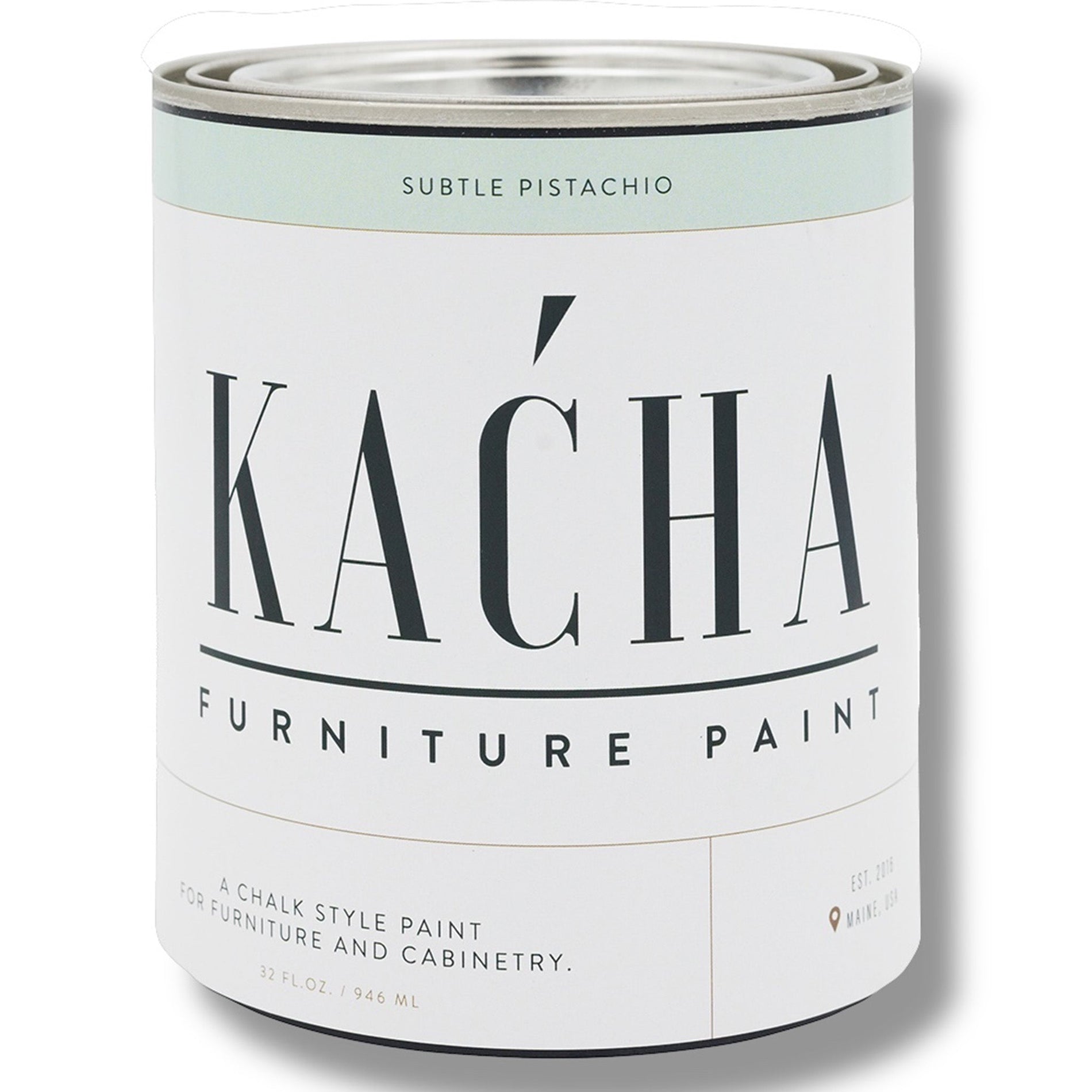 KACHA Furniture Paint - Subtle Pistachio Green - Matte Finish - 3 Sizes ...