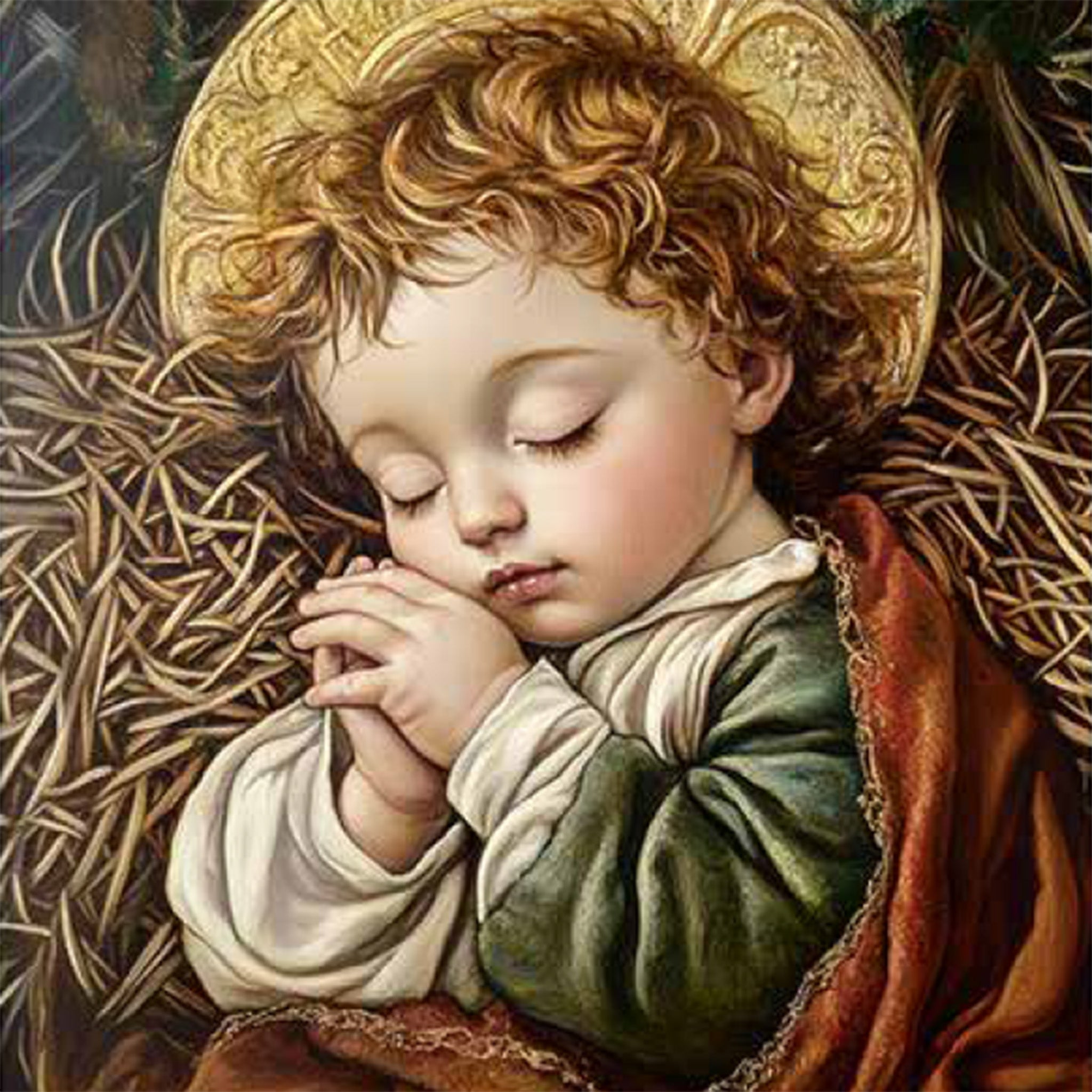 Baby Jesus Sleeping Softly