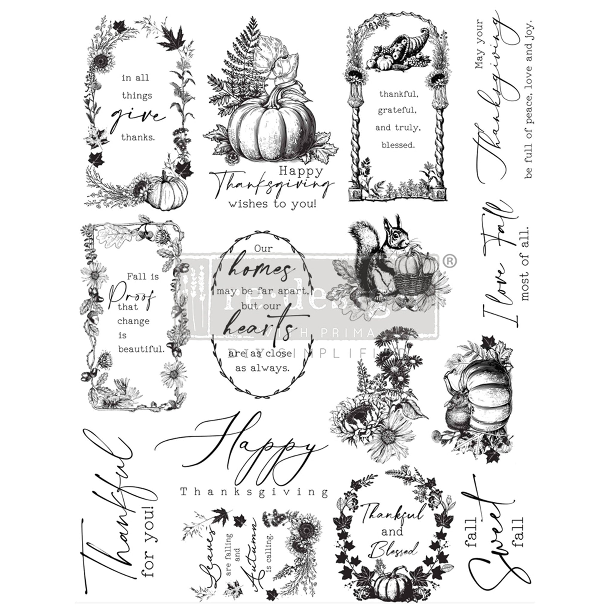Fall Sweet Fall - Clearly Aligned Stamps - ReDesign with Prima | Maika ...