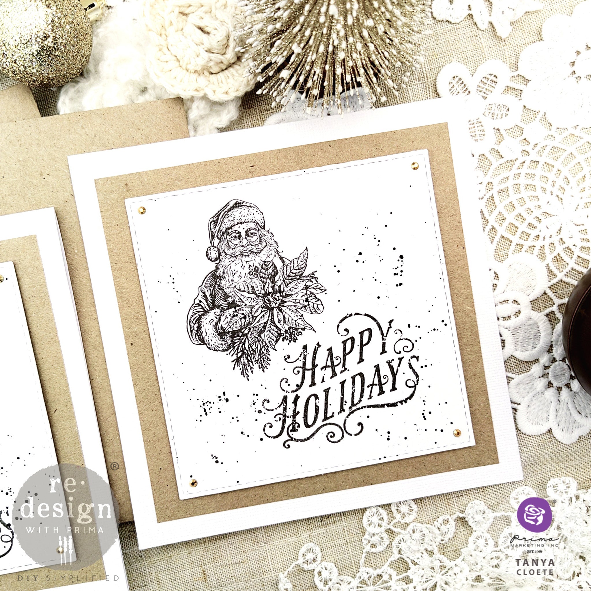 Santa's Helper Tags - Stamps for Crafting - ReDesign with Prima | Maika ...