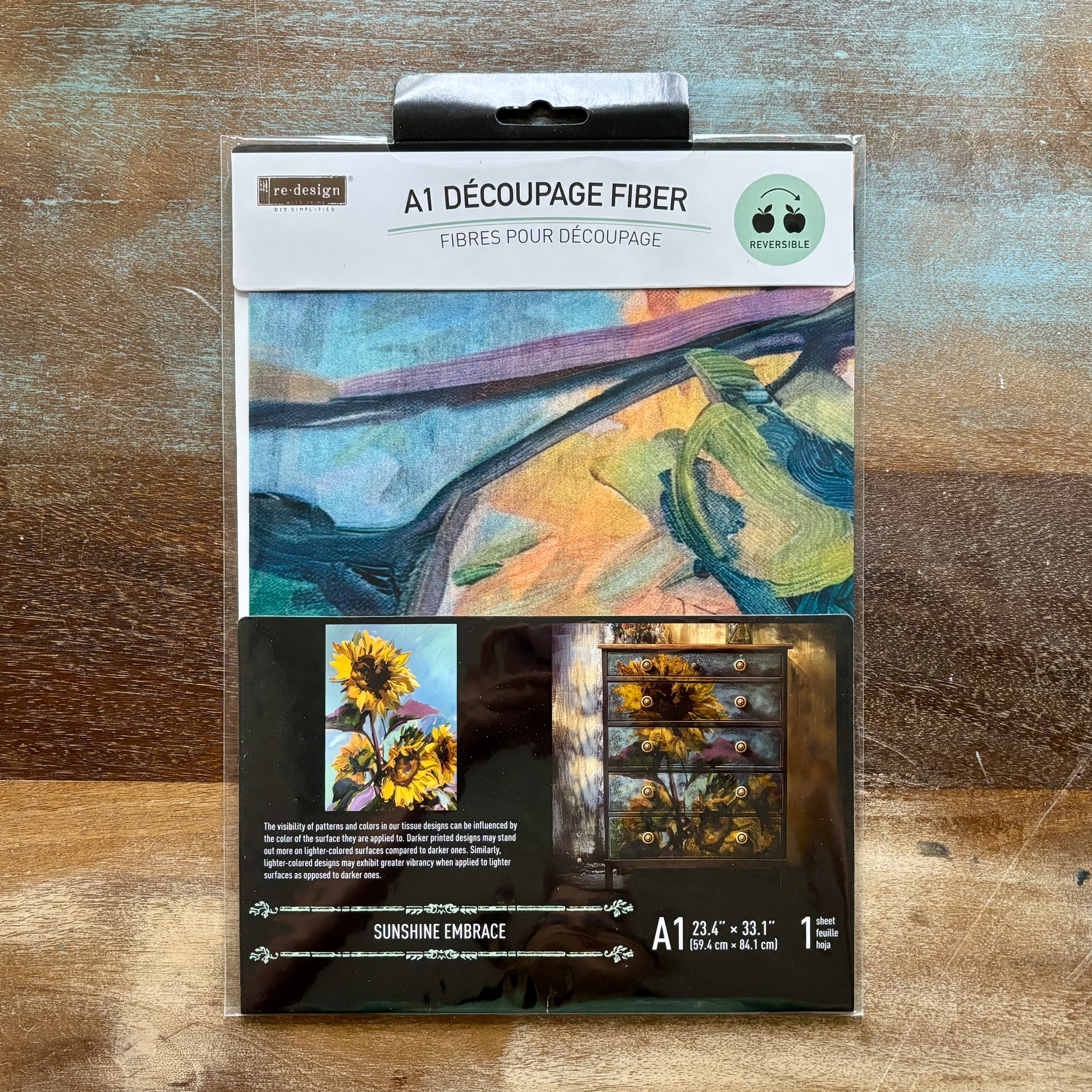 Sunshine Embrace - A1 Fiber Decoupage Paper - ReDesign with Prima ...