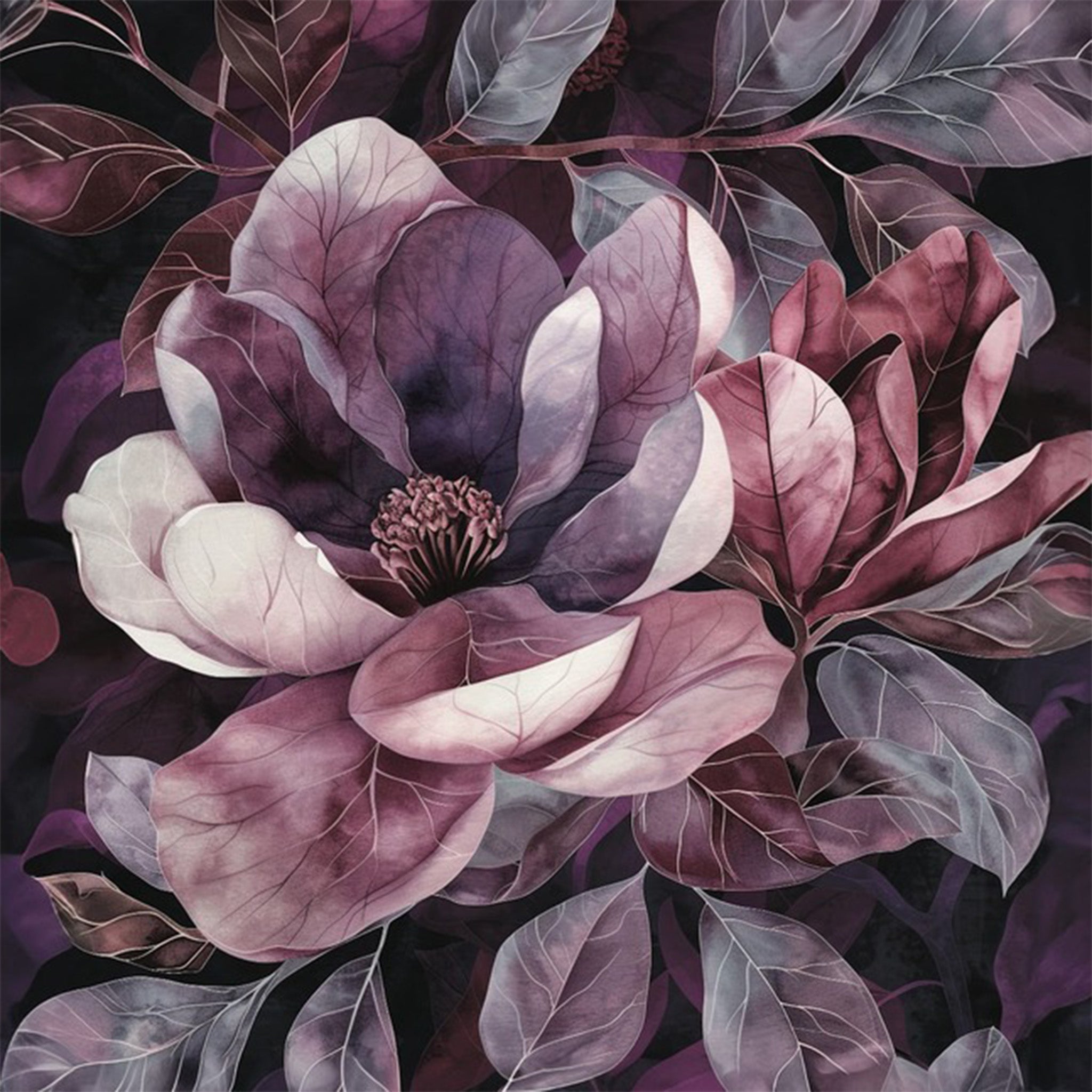 Violet Bloom - A1 Fiber Decoupage Paper - ReDesign with Prima | Maika ...
