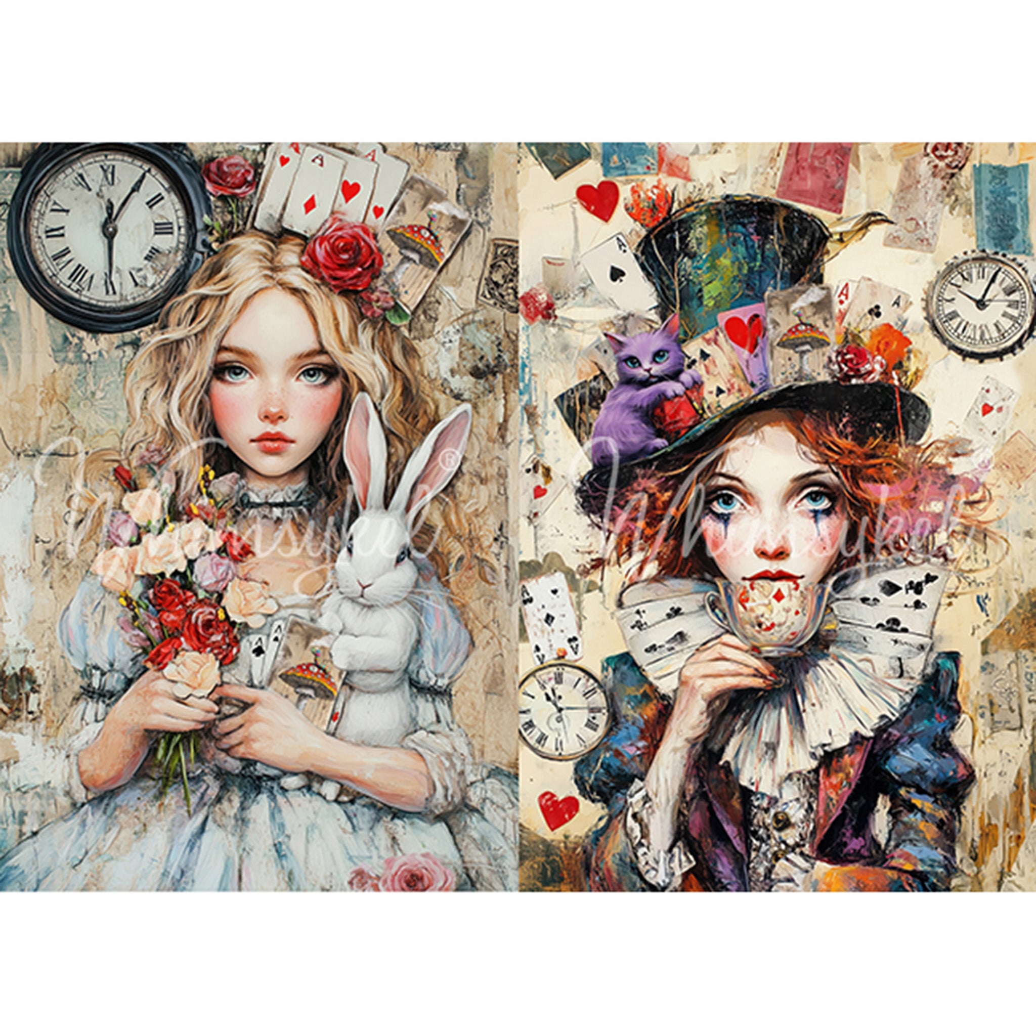 Whimsykel - Allison Wonderland & Mattie Hadder Decoupage Paper - Maika ...