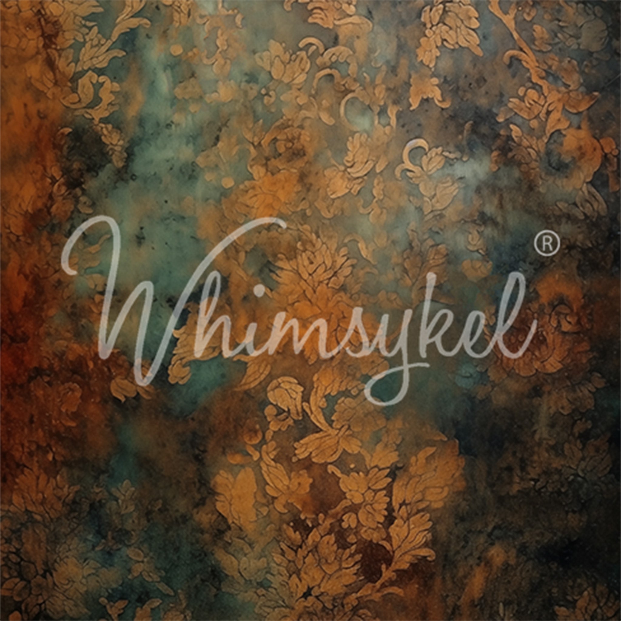 Whimsykel - Baroque Patina Decoupage Paper - Maika Daughters