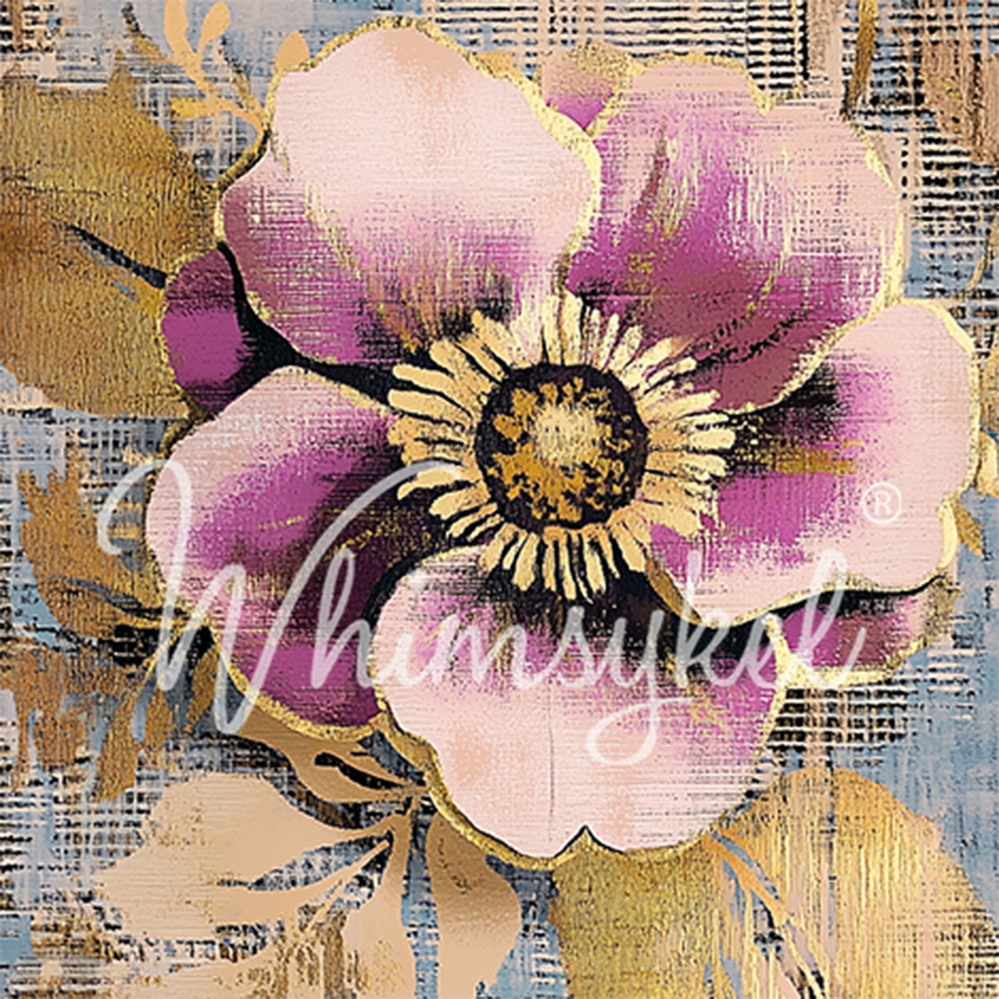 Whimsykel - Lavender Petals Decoupage Paper - Maika Daughters